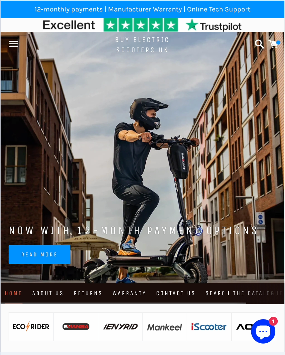 Buy Electric Scooters UK - Scooter life. Simplified.